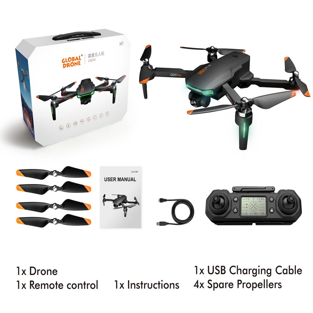 Global Drone GD91 Pro - Dron me GPS - Bli Online - iBuy.al